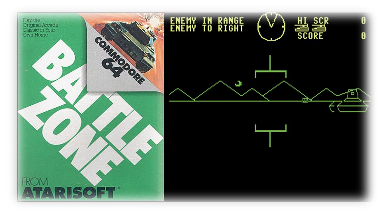 Battlezone | Commodore 64 | 1983 | Atarisoft | Bonus 1/4 - YouTube