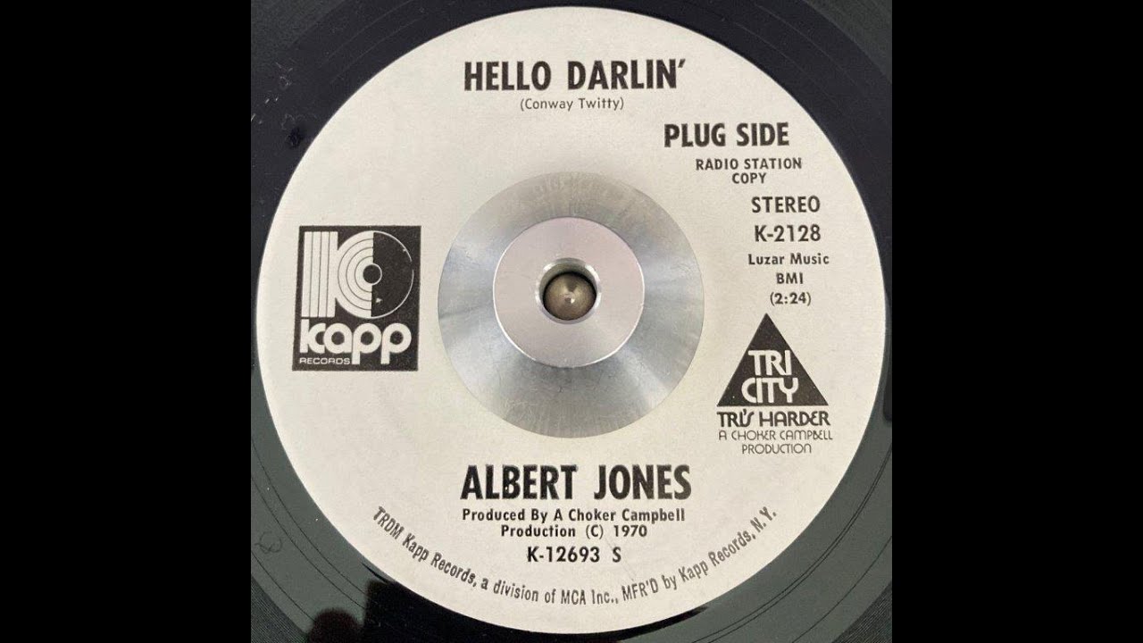 Albert Jones Hello Darlin' - YouTube