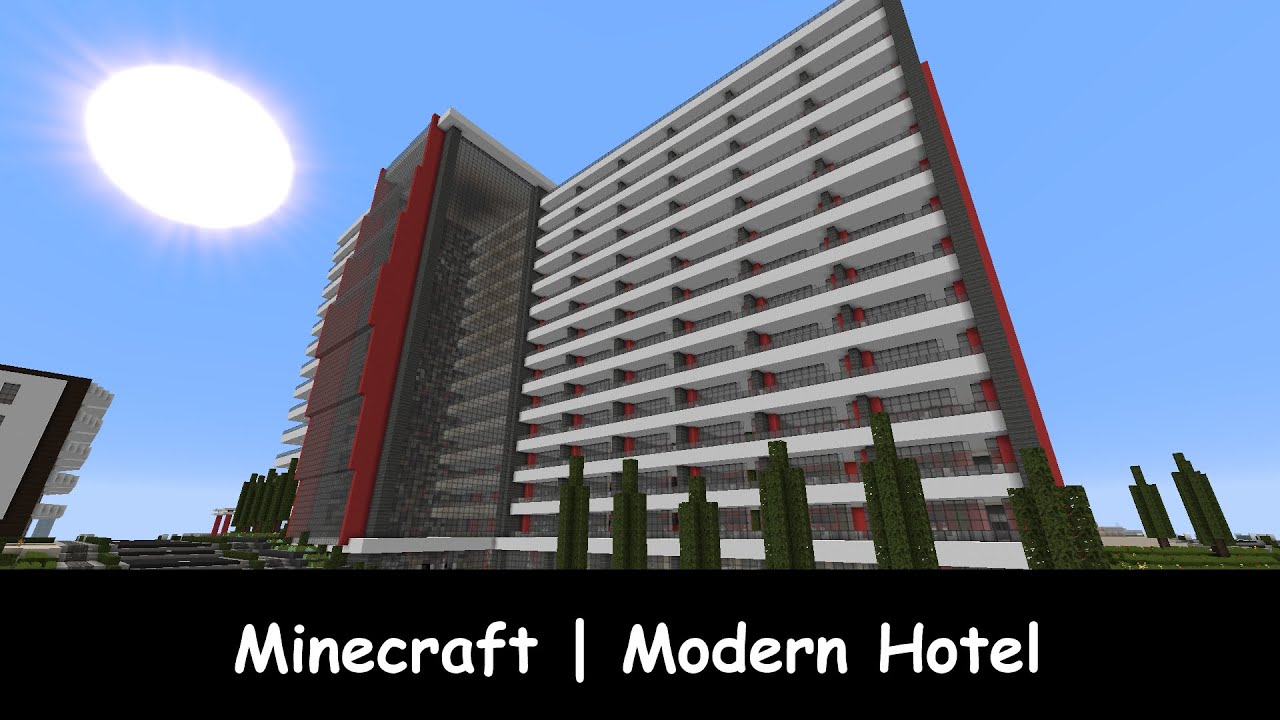 Minecraft | Modern Hotel | Ep 39 - YouTube