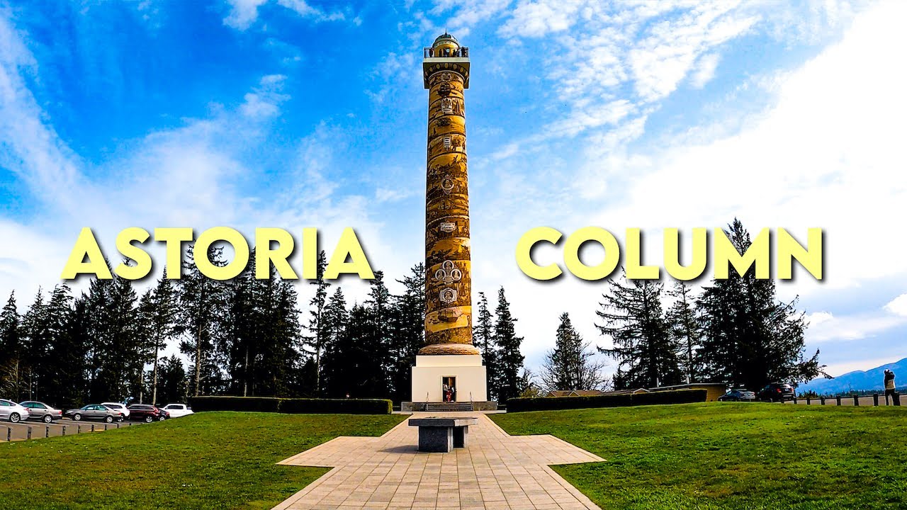 Astoria Column Tour | Walking up the 164-Step Spiral Staircase to ...