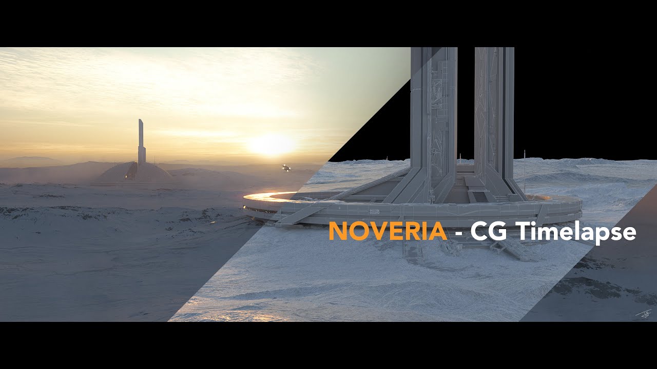 Noveria CG timelapse making of - YouTube