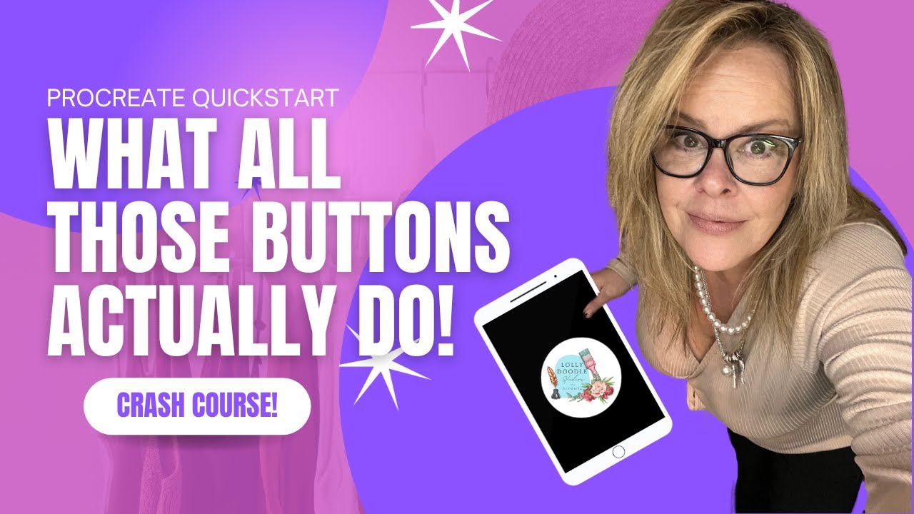 What The Heck Are Those Buttons For? Procreate Quickstart for Beginners - YouTube