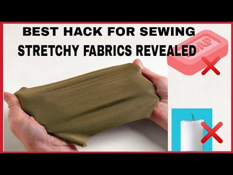 Sewing stretchy fabric/Sewing tips - YouTube