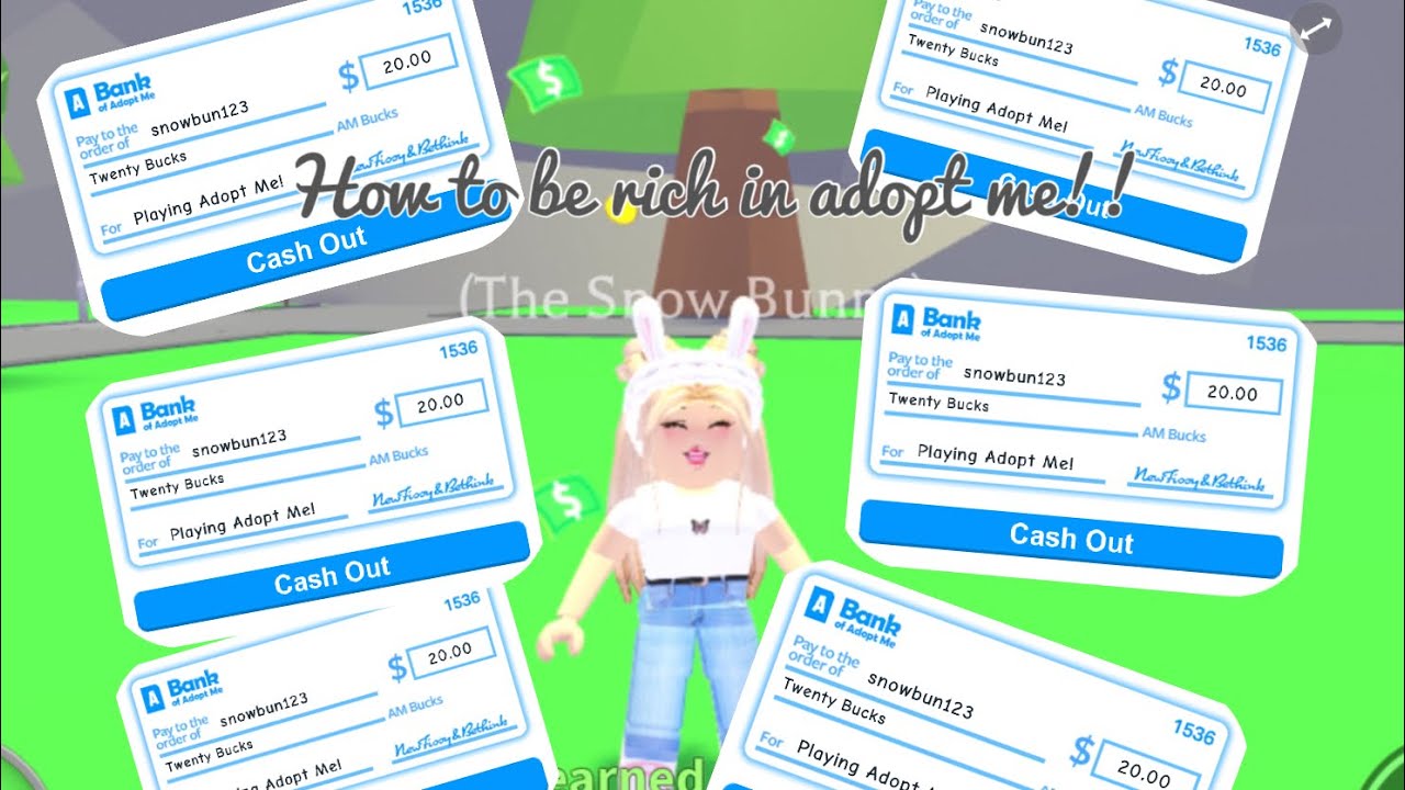 How to be rich in adopt me, roblox!! - YouTube
