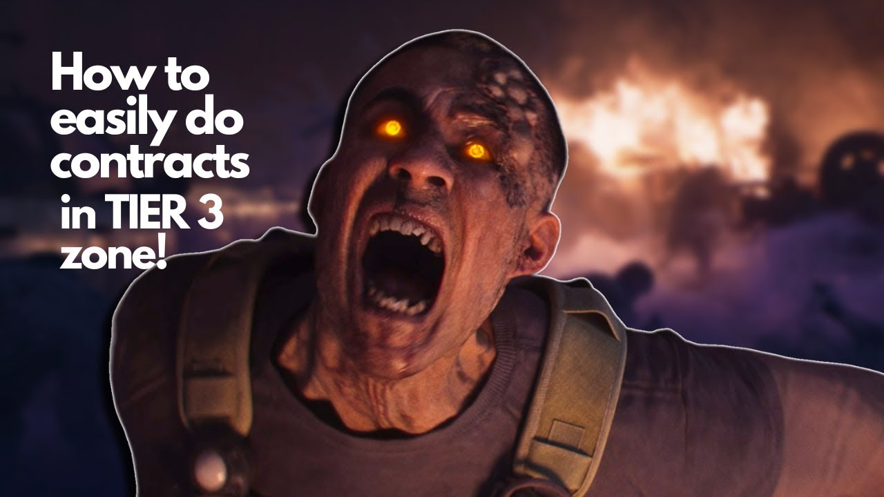 MW3 Zombies - How to EASILY do contracts in TIER 3 zone! - YouTube