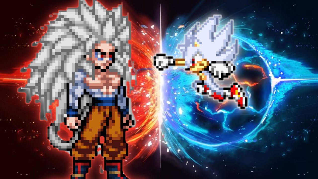 Goku MUI SSJ5 OP VS Super Sonic Chaos OP(All Form) in Jump Force Mugen ...