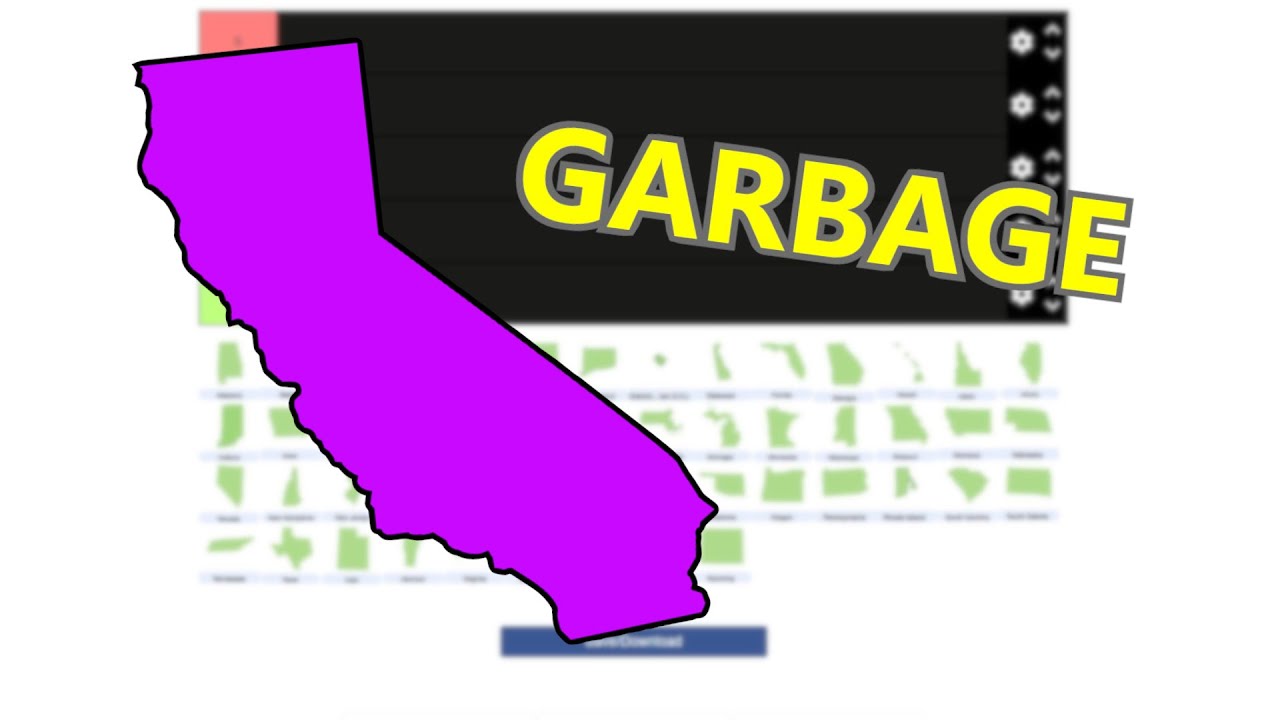 United States State Tier List - YouTube