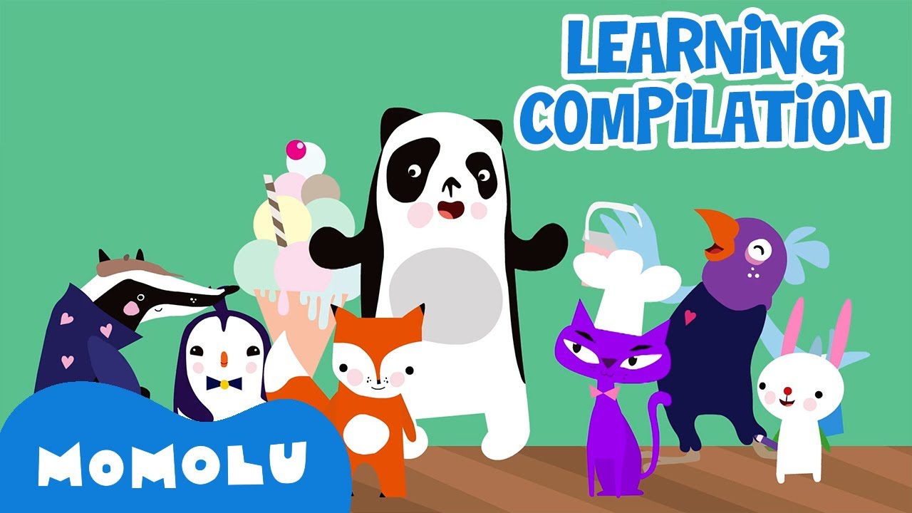 Momolu - Learn with Momolu! 🧑‍🏫🐼 | Momolu Minis | Learn Shapes, Colors ...