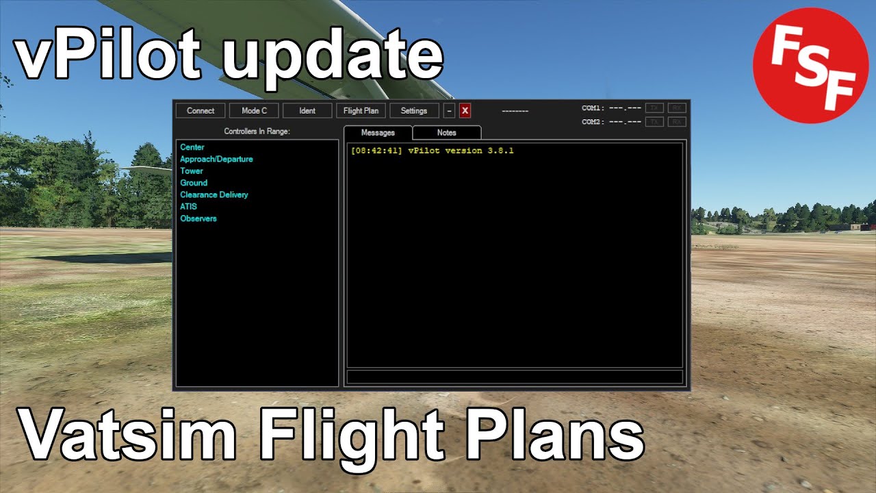 vPilot update - Vatsim flight plans - YouTube