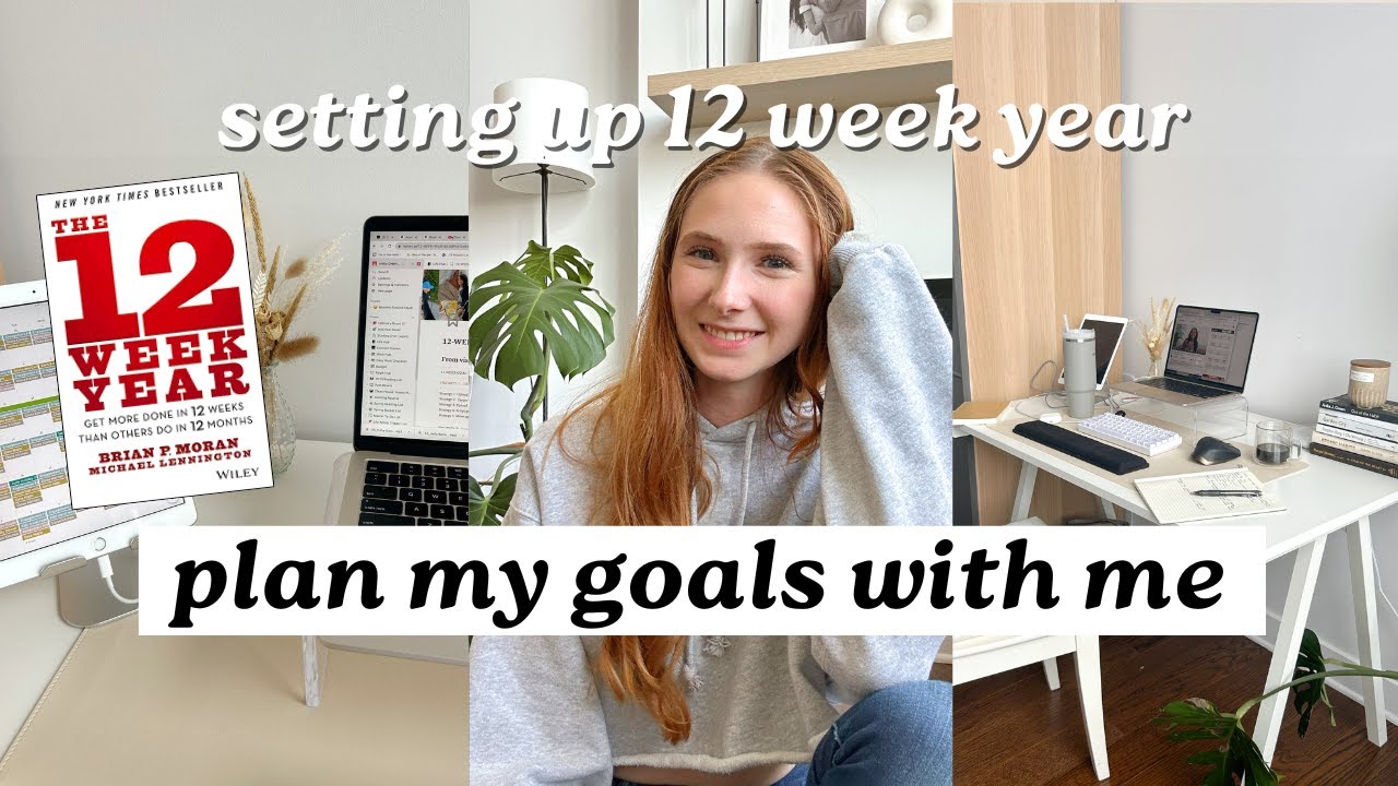 12 week year planning | plan my goals with me, creating a vision board ...