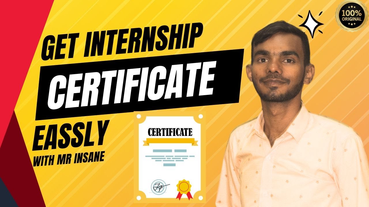 Summer Internship Certificate get Eassly || Ft. @mr_insane-n8f #internship #summerinternships ...