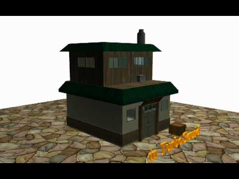 naruto konoha house 3d - YouTube