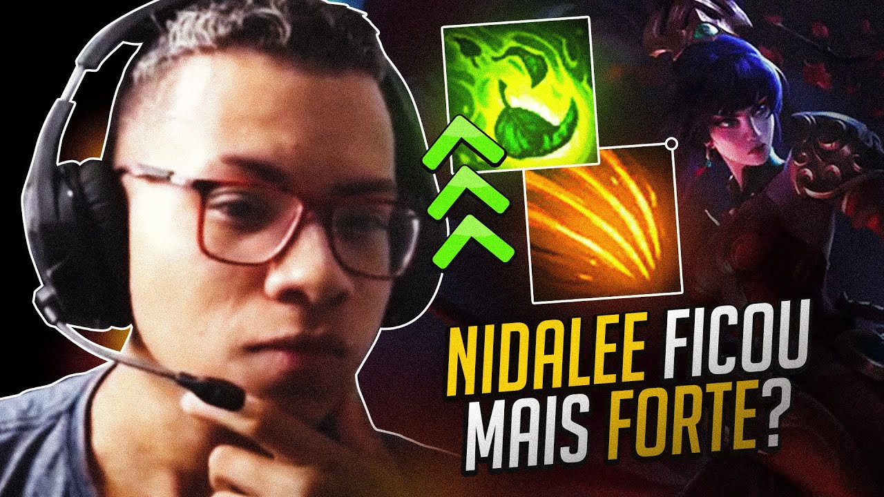 SAMKZ EXPLICANDO NIDALEE NA JUNGLE COM O NOVO BUFF NO "E" - YouTube
