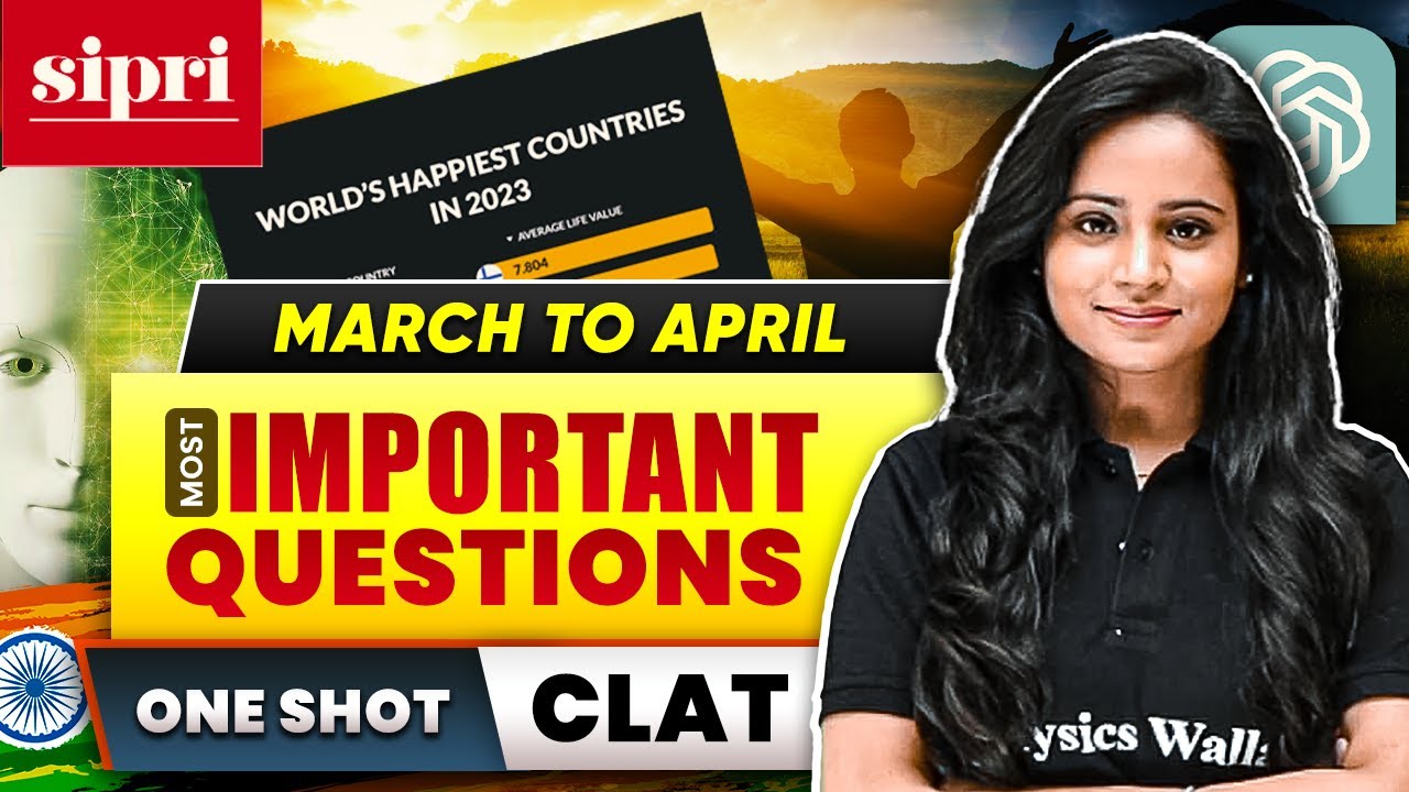 March To April Months Most Important Current Affairs Questions ...