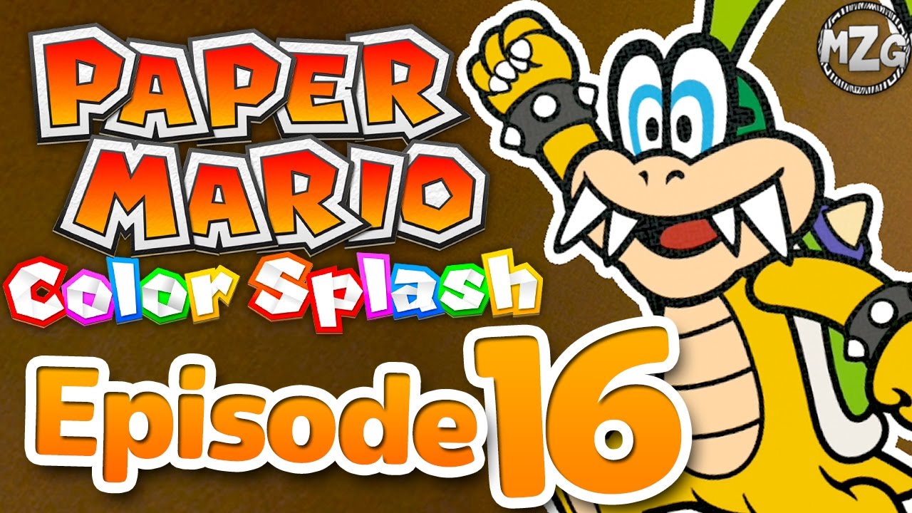 Iggy Koopa Boss Battle! - Paper Mario: Color Splash Gameplay - Episode ...