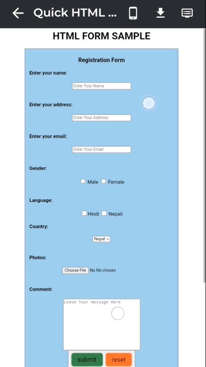 How To Create A Form In Html Html Form Get Techmind Shorts Htmlcoding 4107