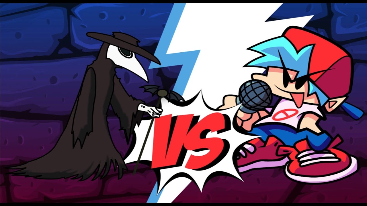 The Plague Doctor vs BOYFRIEND FNF | Friday Night Funkin animation🎤 ...