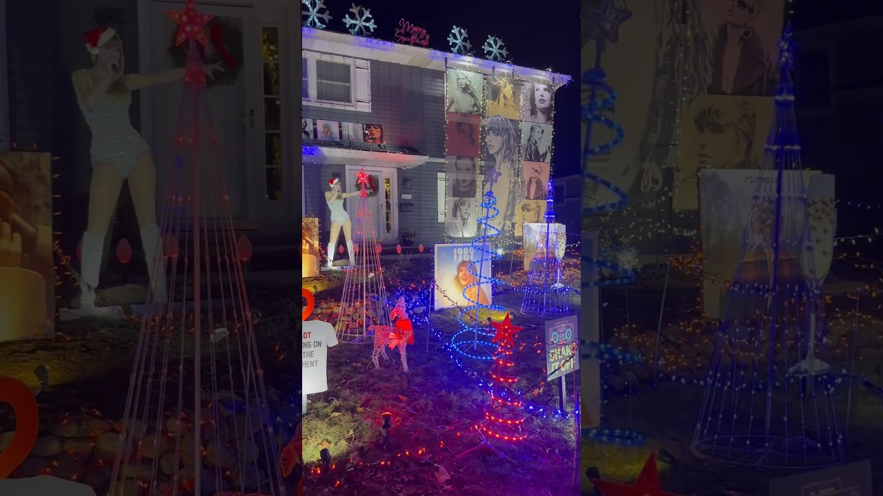 New VLOGMAS video! Taylor Swiftie Christmas House!!! 🪩 #shorts - YouTube