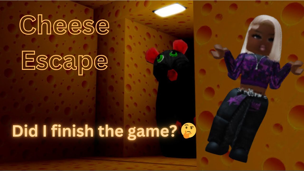 Can I escape the cheese maze on roblox?? - YouTube