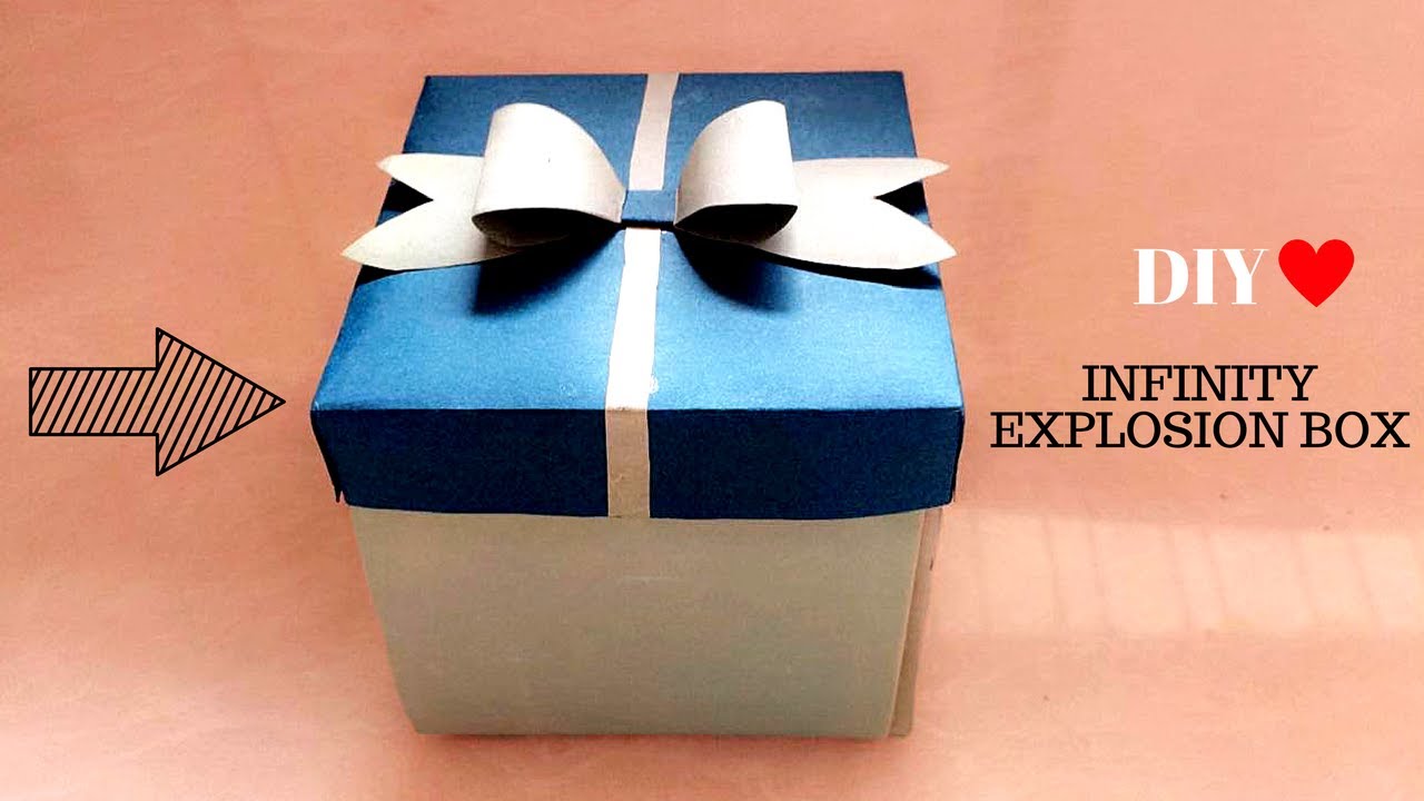DIY INFINITY EXPLOSION BOX || HAPPY GIFTING - YouTube