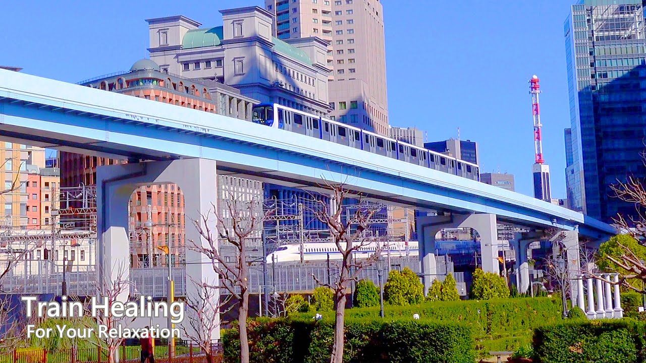[Train Healing] No.15 Hamamatsucho Station, Tokyo, Japan, March 2021 ...