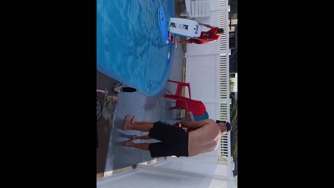 Gabe pool throw - YouTube