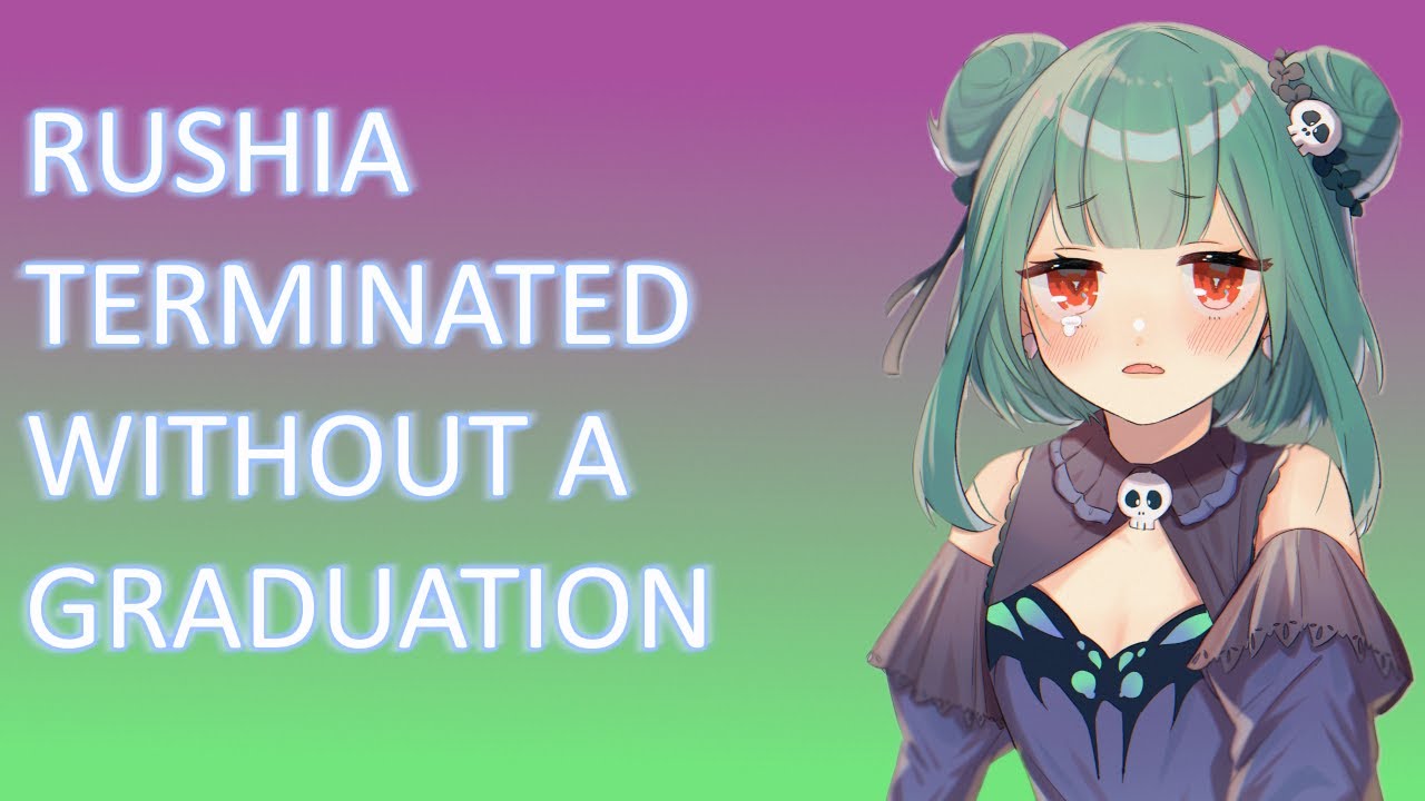 Uruha Rushia gets terminated without a graduation by Hololive - YouTube