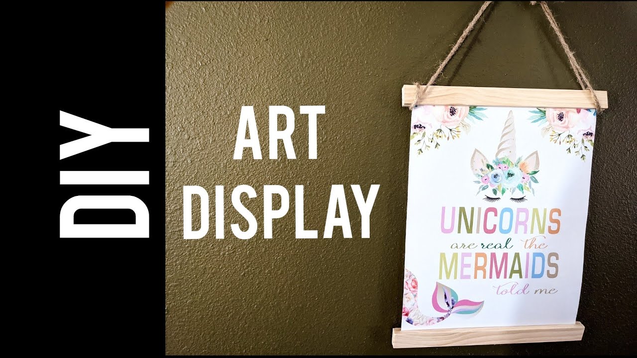 DIY Art Display Holder - YouTube