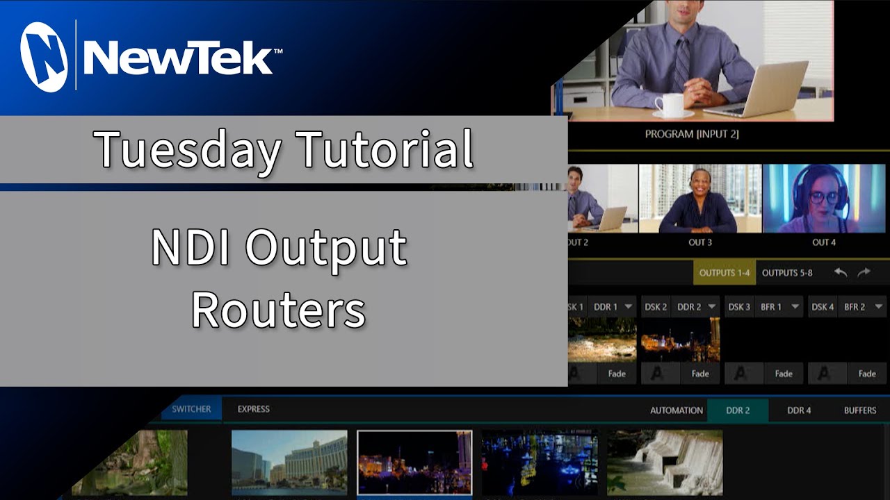 Tuesday Tutorials : NDI Output Routers - YouTube