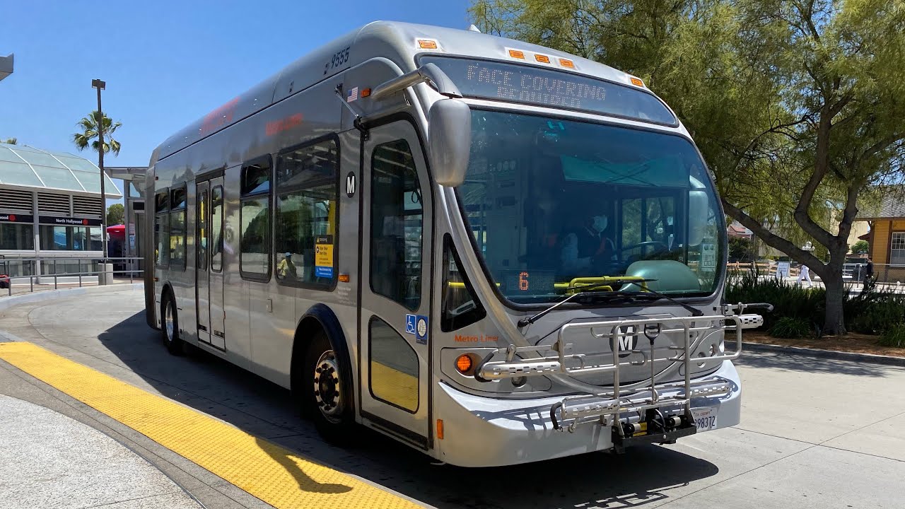LACMTA 2007 NABI 60-BRT CNG #9555 - YouTube