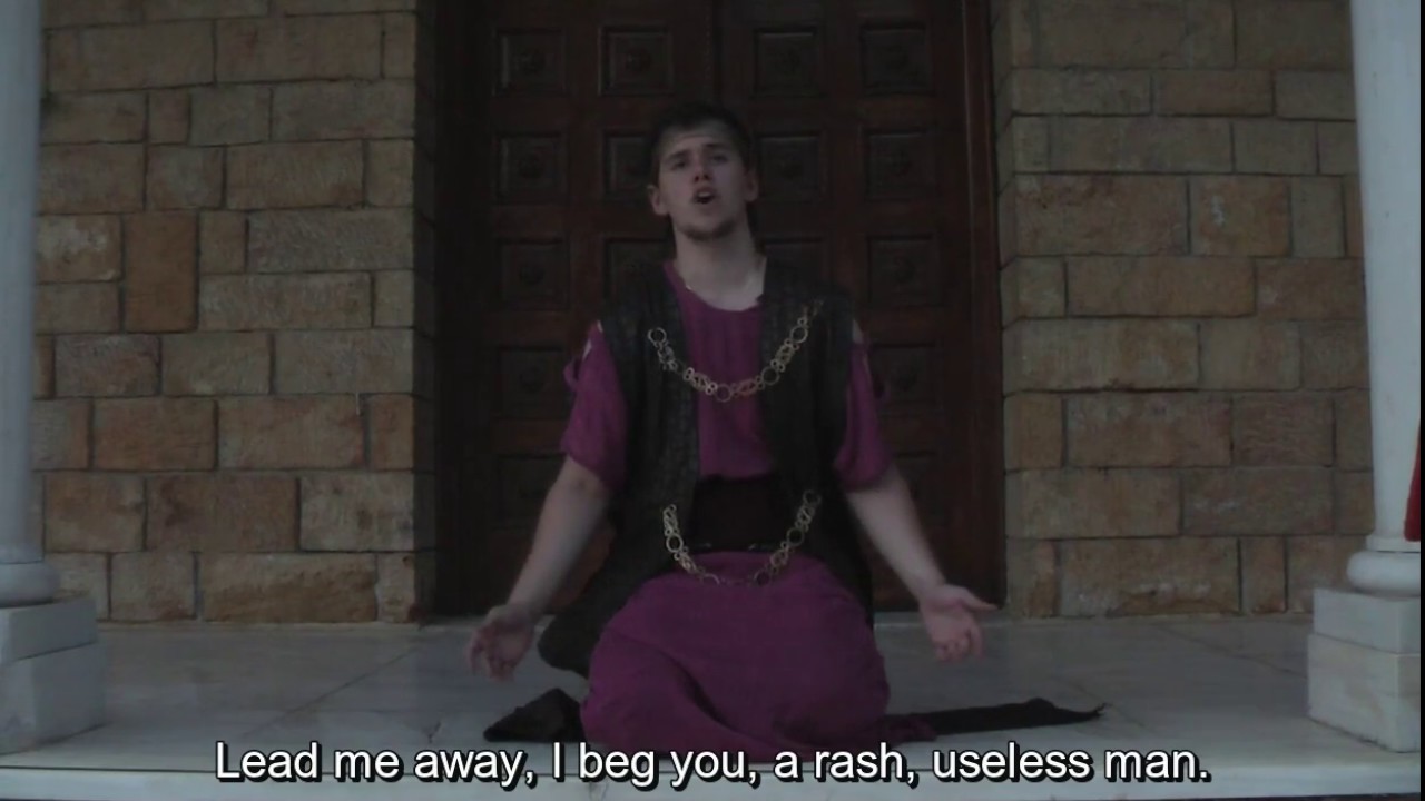 Antigone (Exodus) in Ancient Greek, subtitled in ENGLISH - YouTube