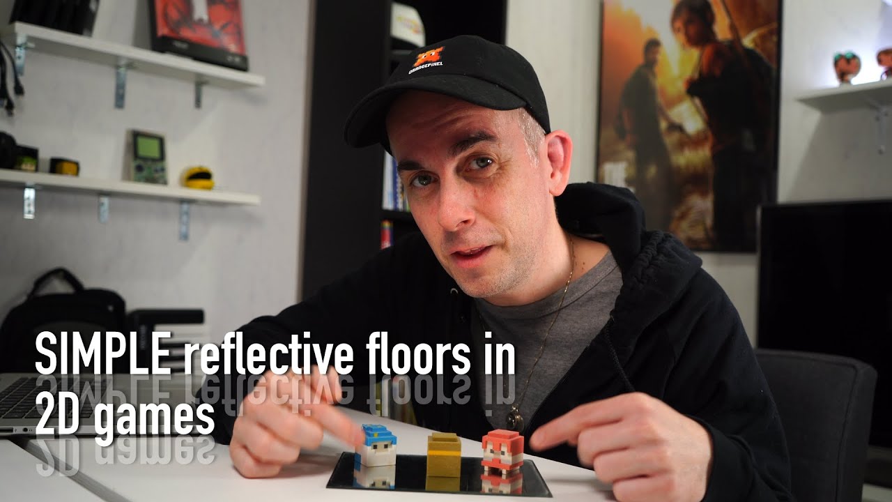 The EASIEST way to create reflective floors in 2D games | TechTalk #3 ...
