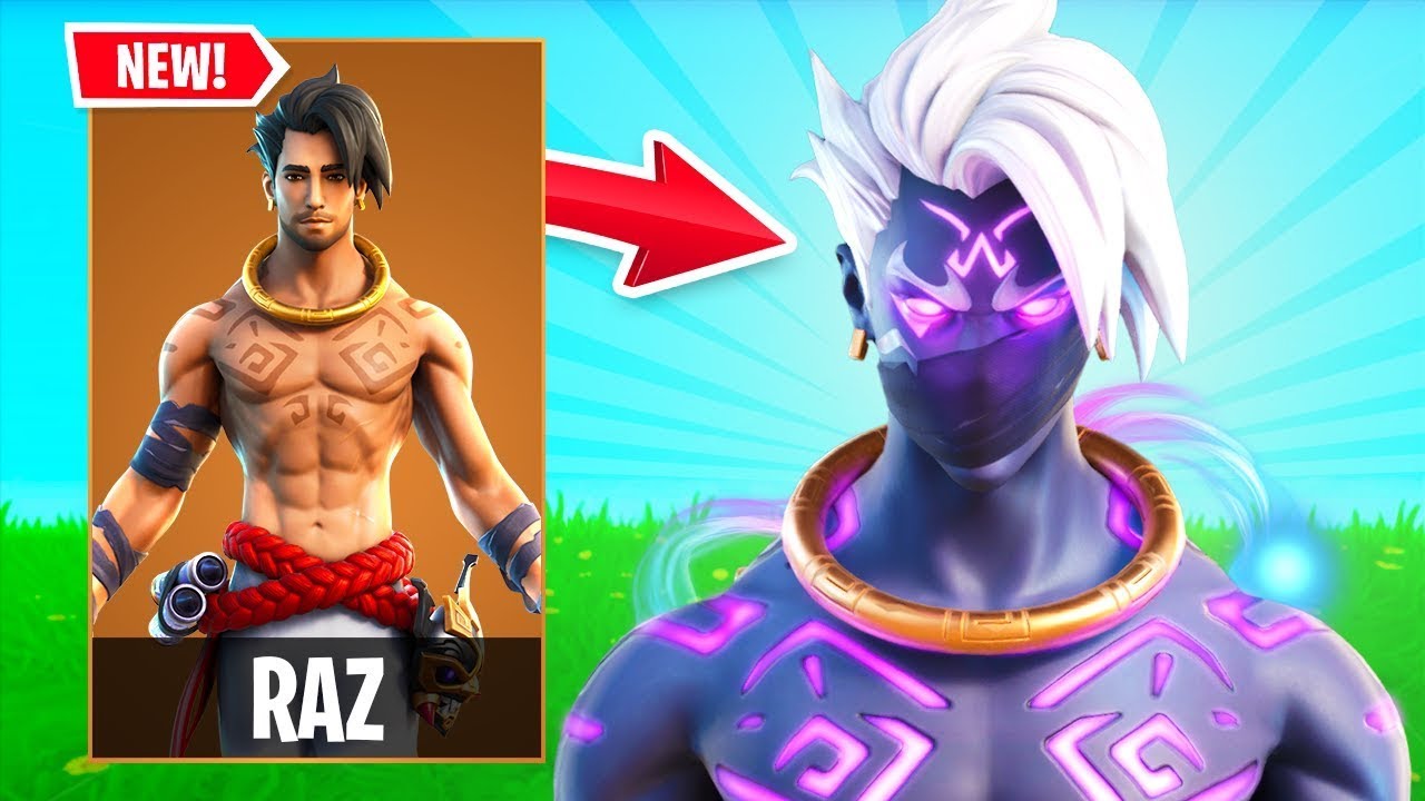 How the Raz Skin is Reactive and him awesome Reactive Backbling ...