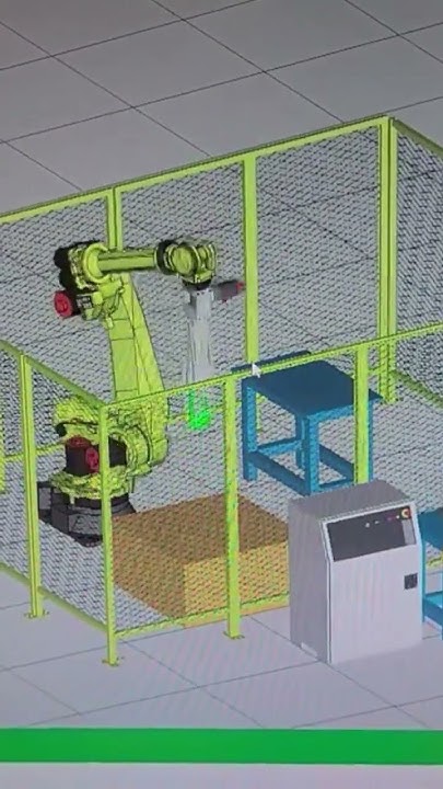 Fanuc Roboguide Simulation - YouTube