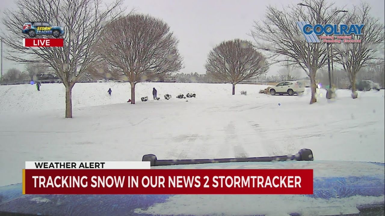 Tracking snow in the News 2 Stormtracker - YouTube