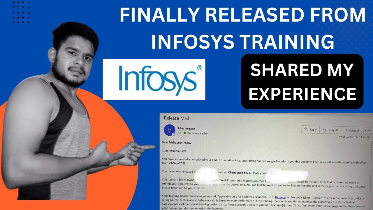 FINALLY GOT RELEASED FROM INFOSYS TRAINING | AFTER 1 MONTH OF RELEASE ...