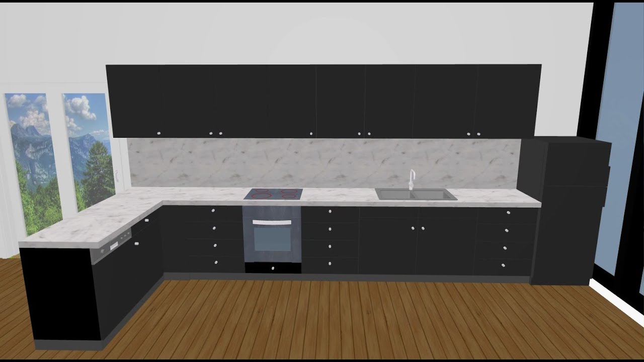 Simple kitchen design with Archicad - YouTube