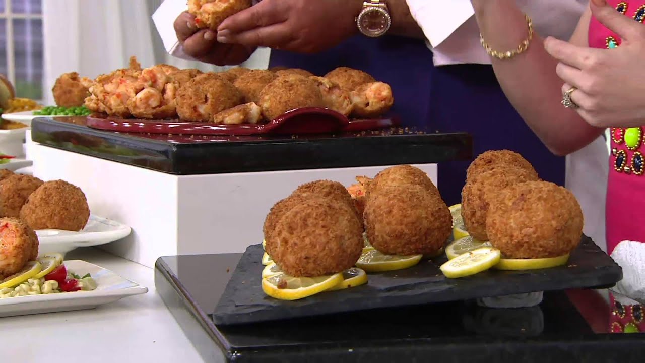 Bobby Chez (10) 4 oz. Famous Shrimp Cakes on QVC - YouTube