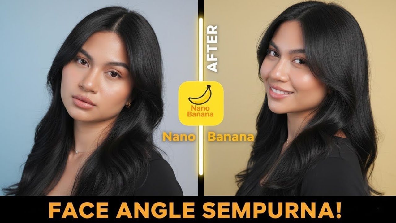 RAHASIA TERBONGKAR: Face Angle SEMPURNA Otomatis pake AI! (Nano Banana ...