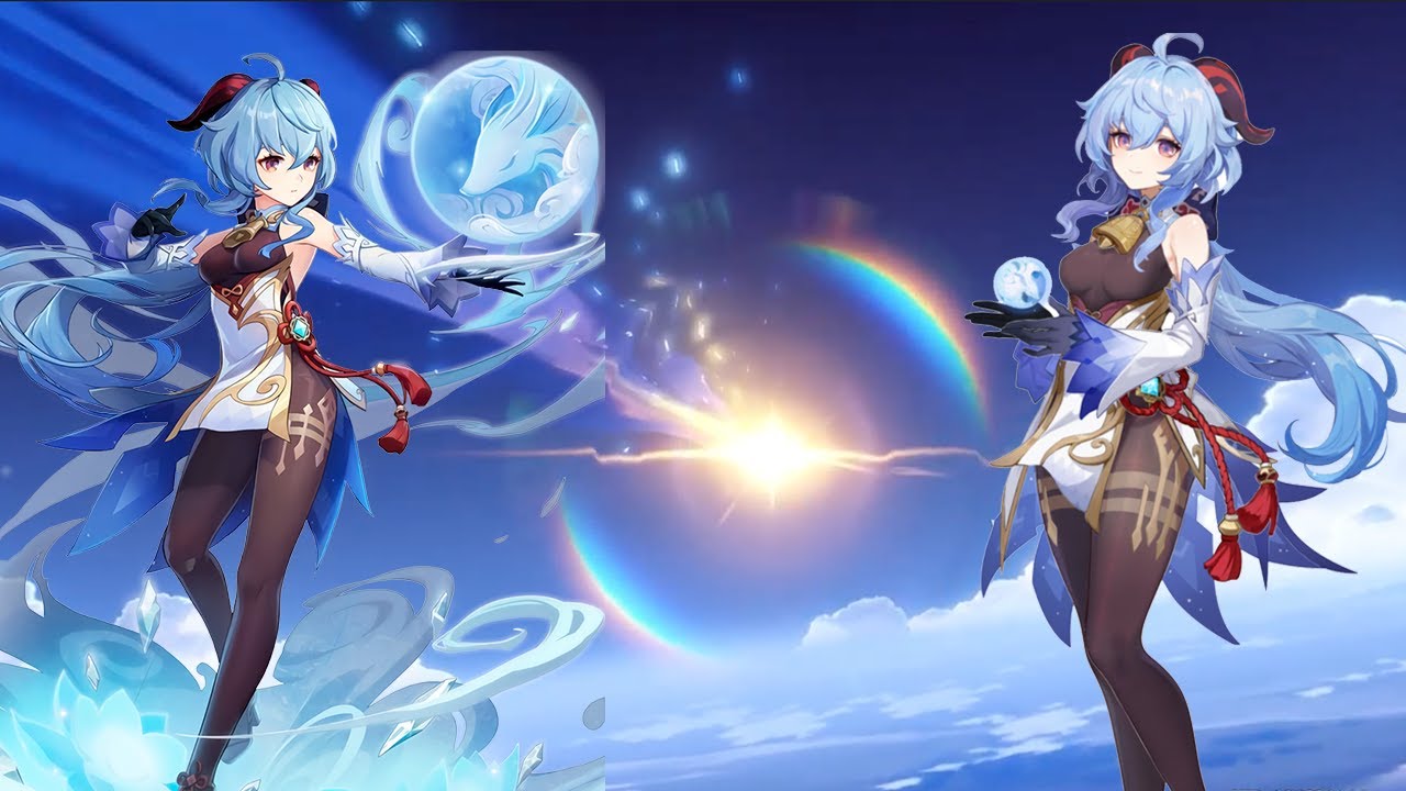 [Genshin Impact] Ganyu Banner Gacha Rolls for C1 + Leveling/Gearing her ...