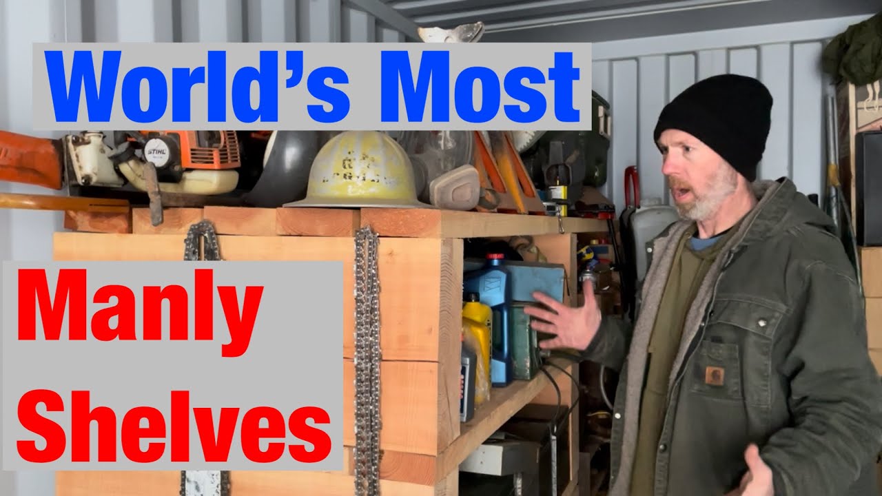 How to Build the World’s Most Manly Shelves - Simple Heavy Duty DIY ...