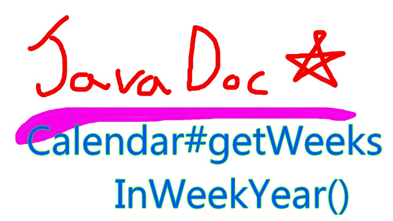 Java でのCalendarクラスのgetWeeksInWeekYearメソッドを使ってみました。現在の年には何週間あるかを返します。 - YouTube