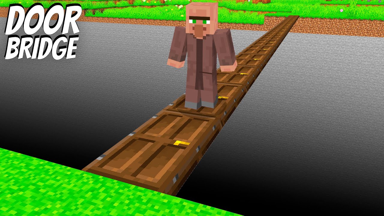 Where do lead DOOR BRIDGE in Minecraft ? I found a NEW LONGEST DOOR ...