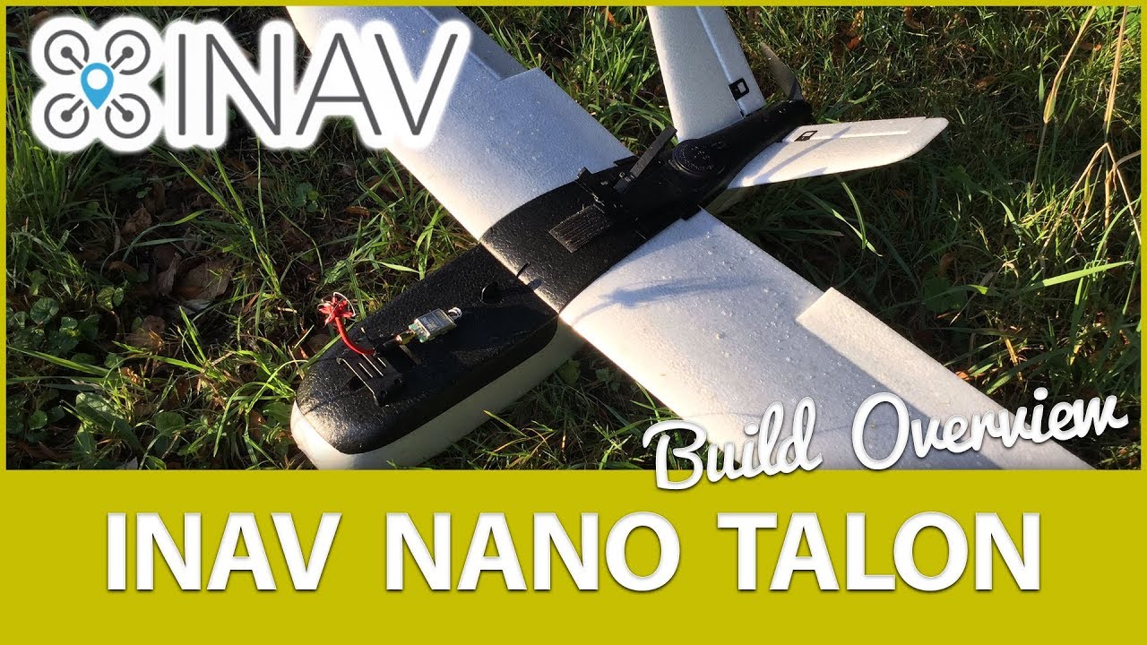 ZOHD Nano Talon iNav Conversion + V-Tail Mod + FPV Build Overview - YouTube