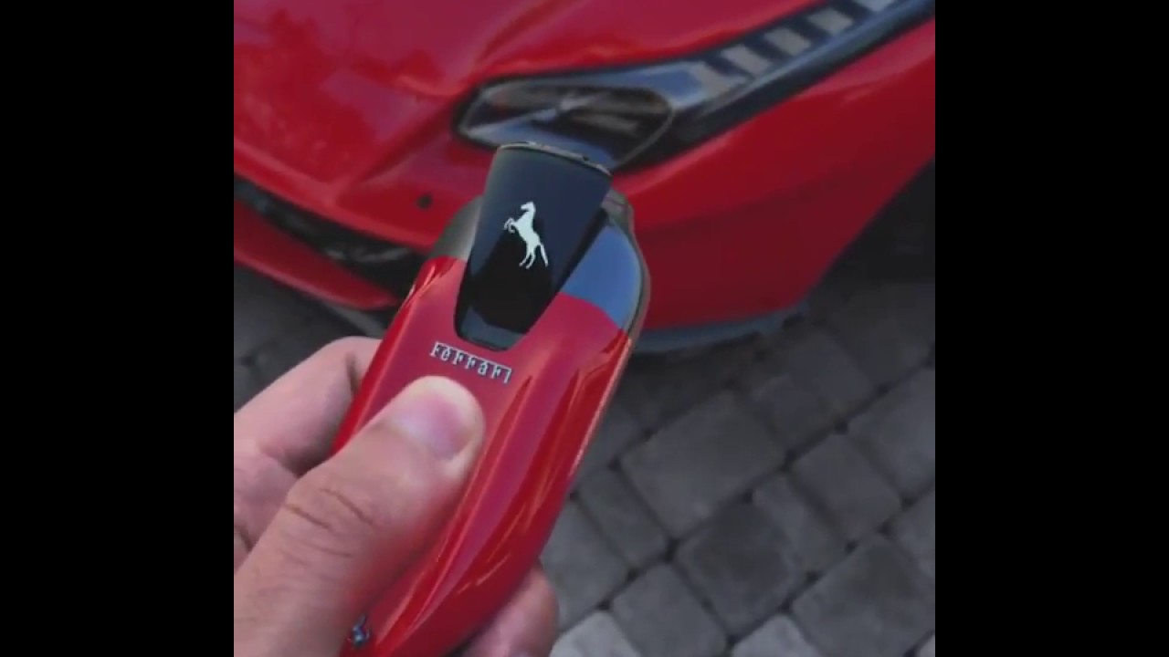 Concept design Ferrari La Ferrari key. with touch id. - YouTube