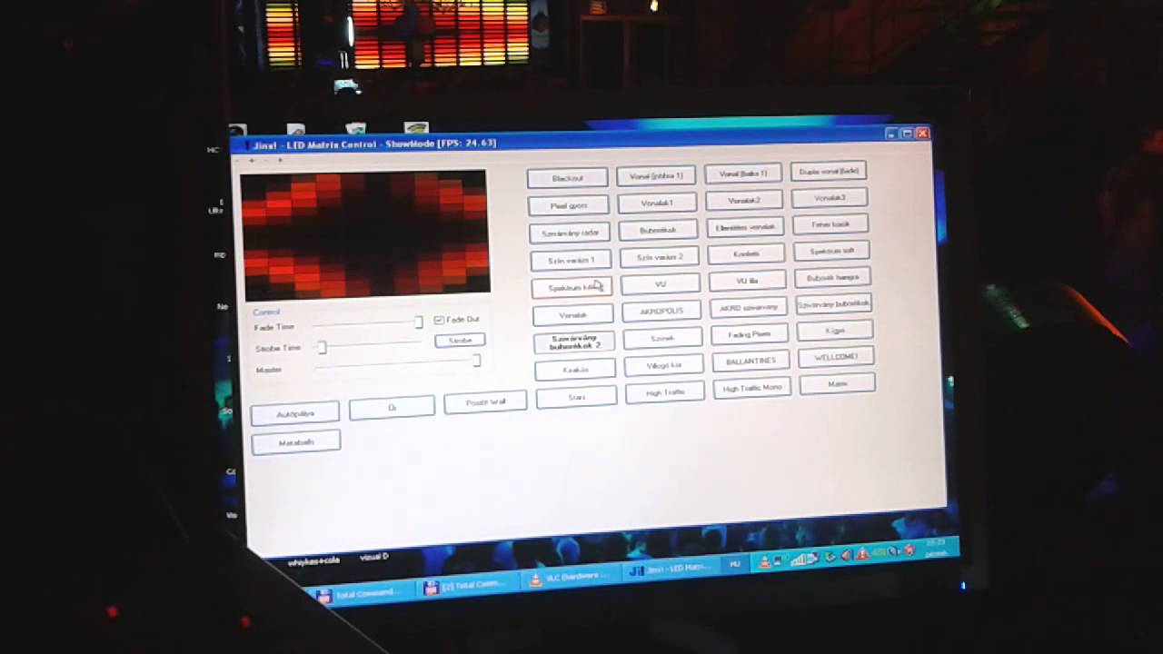 Led equalizer wall @ Akropolis - YouTube