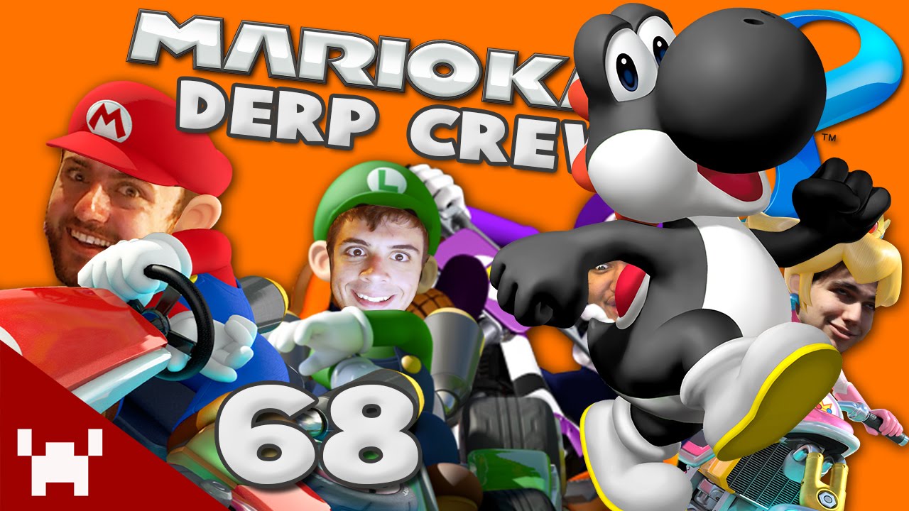 THE BLACK YOSHI (Mario Kart 8 w/ Derp Crew) - YouTube