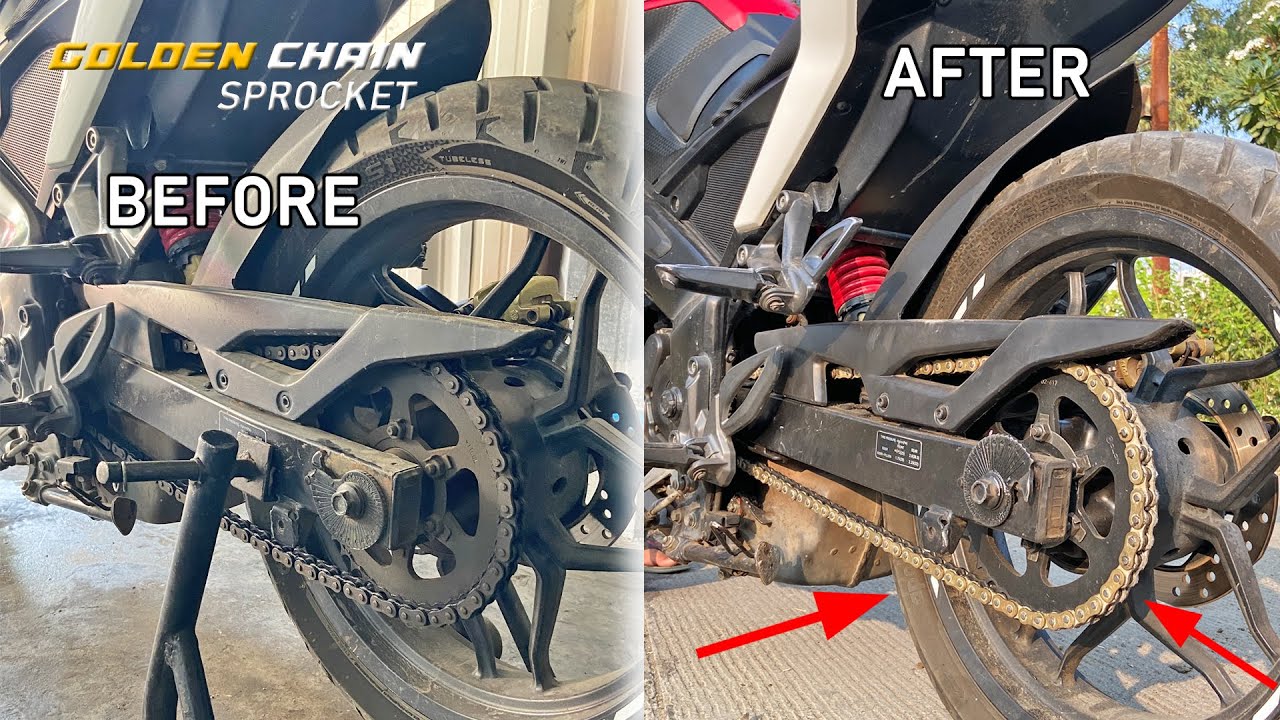 ROLON Golden Chain Sprocket | RS 200 | Noise Problem Solved!! - YouTube