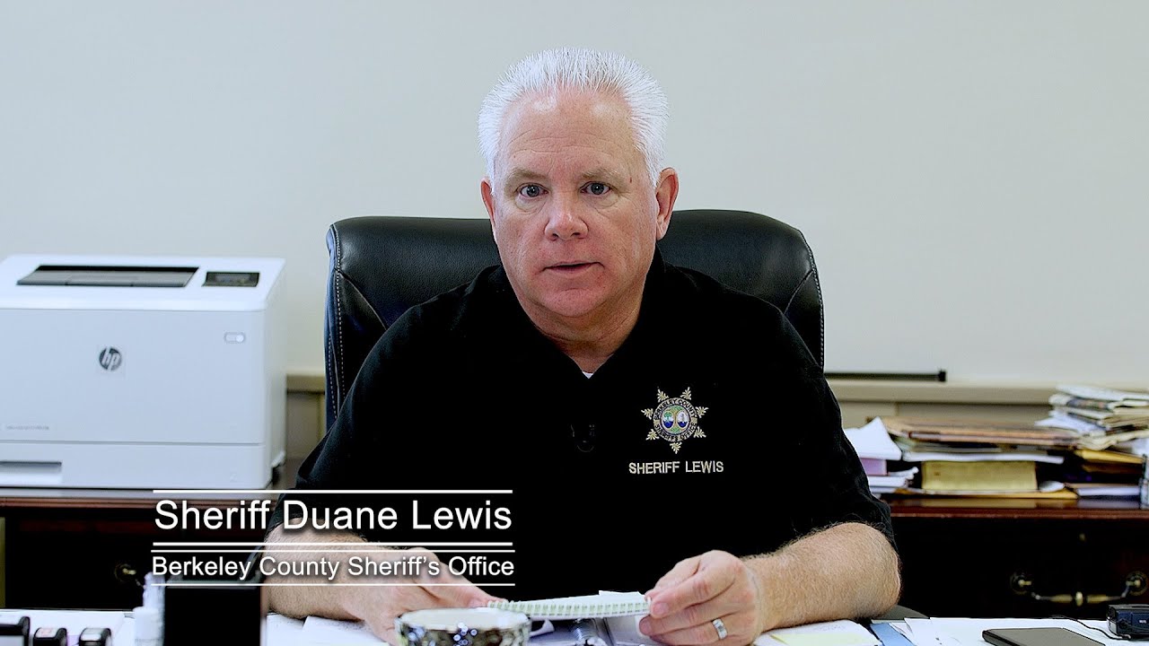 Berkeley County Sheriff Duane Lewis's COVID-19 response - YouTube