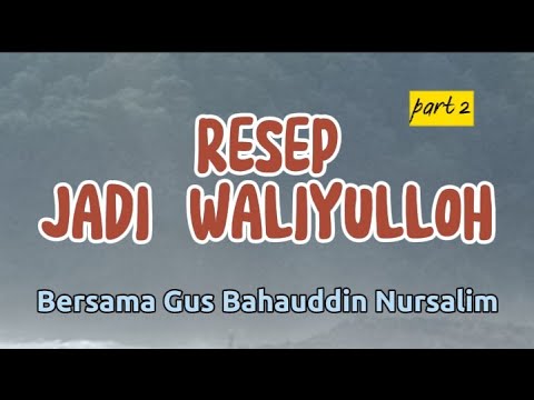 Resep jadi wali Alloh part 2 - YouTube